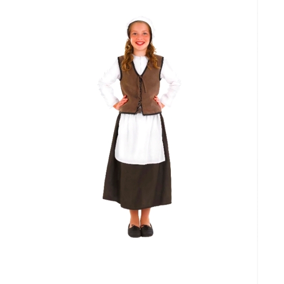 Fun Shack | Costumes | Fun Shack Kids Girls Colonial Tudor Costume ...
